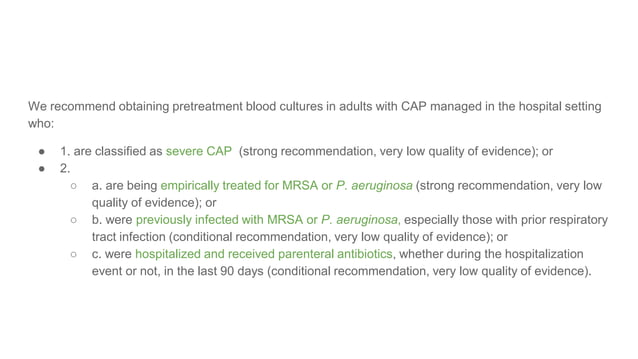 Ats guidelines for cap 2019 | PPTX | Infectious Diseases | Diseases and ...
