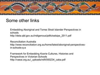 Aboriginal and Torres Strait Perspectives for Australian Curriculum | PPT