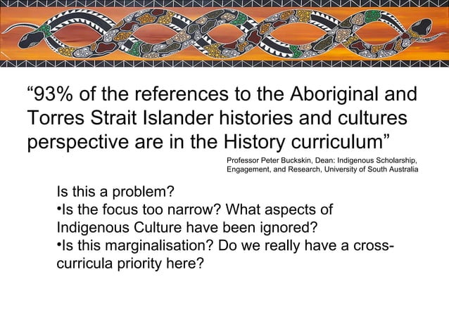 Aboriginal and Torres Strait Perspectives for Australian Curriculum | PPT