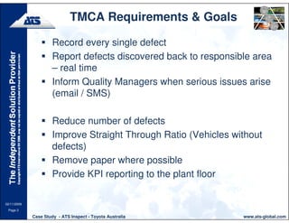 ATS Inspect Toyota Case Study | PDF | Automotive Industry | Industries