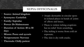 THERAPEUTICS OF DERMATITIS.BHMS.MATERIA MEDICA.HOMOEOPATHY | PPTX