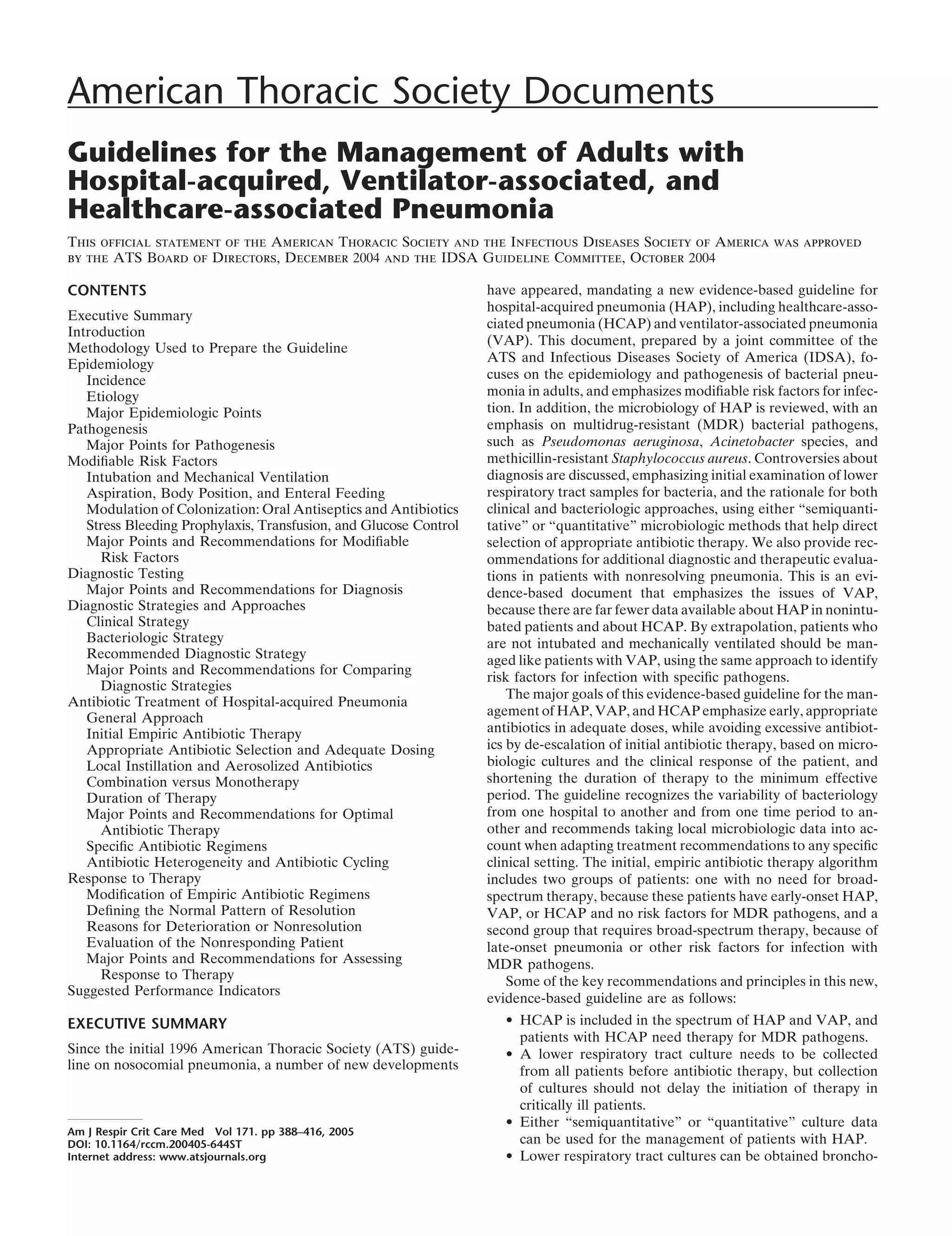 Ats nih guia 2005 | PDF
