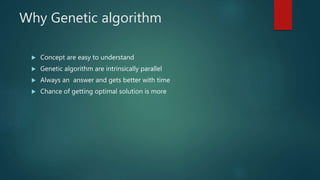 Ats roster management using genetic algorithm | PPT