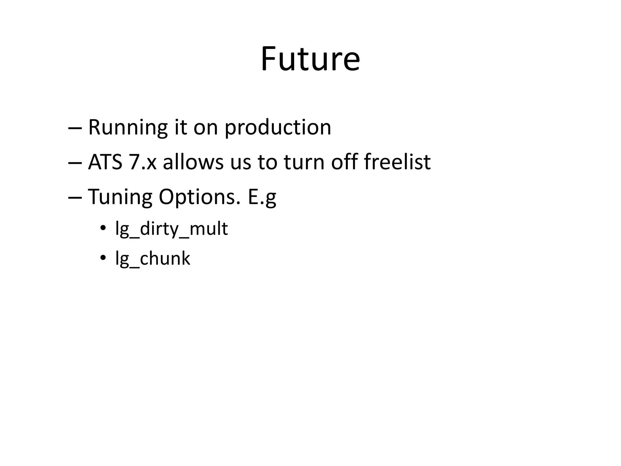 Experience with jemalloc | PPT