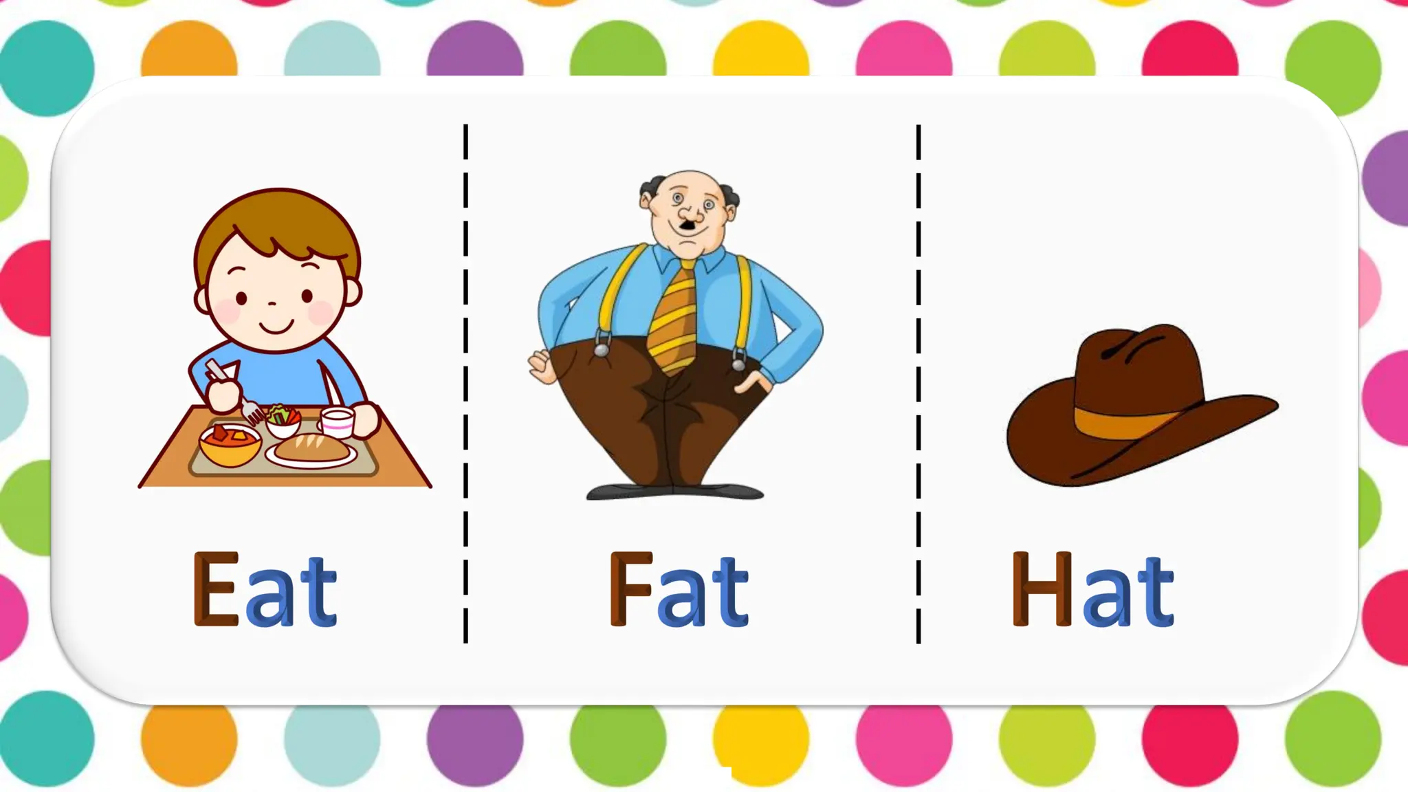AT word Family digraph for early year learning of words | PPT