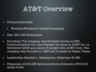 At&t | PPT