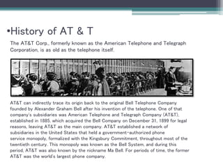 At &t | PPTX | Phone Services | Home Utilities