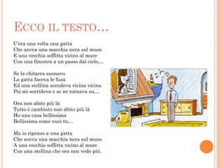 C'era una volta... l'imperfetto | PDF