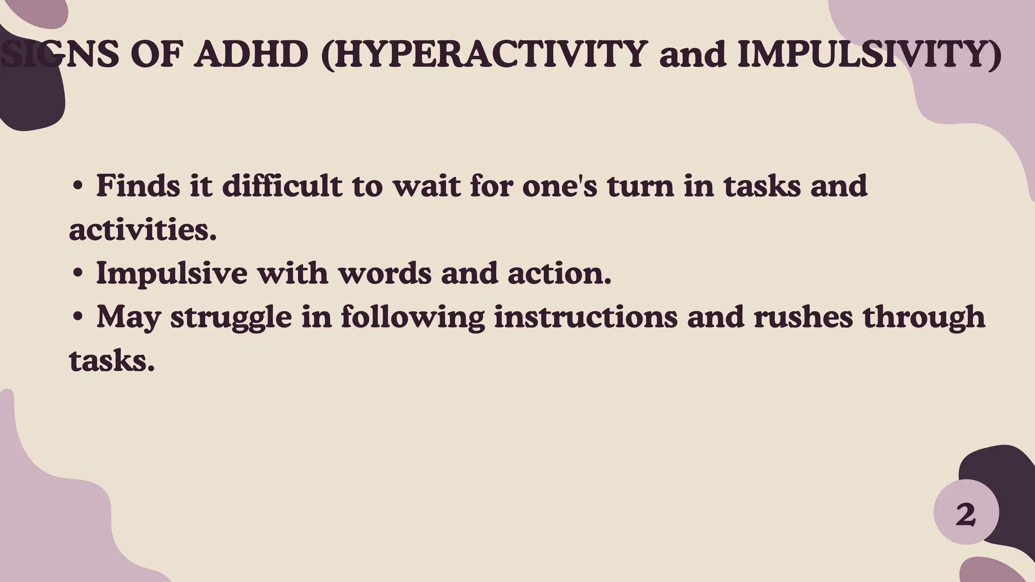 Understanding ADH Diagnosis criteria and components | PDF