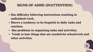 Understanding ADH Diagnosis criteria and components | PDF