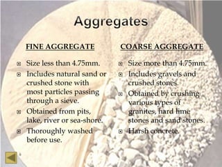 CEMENT CONCRETE | PPTX