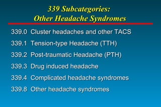 Att1 Headache Mar07 | PPT