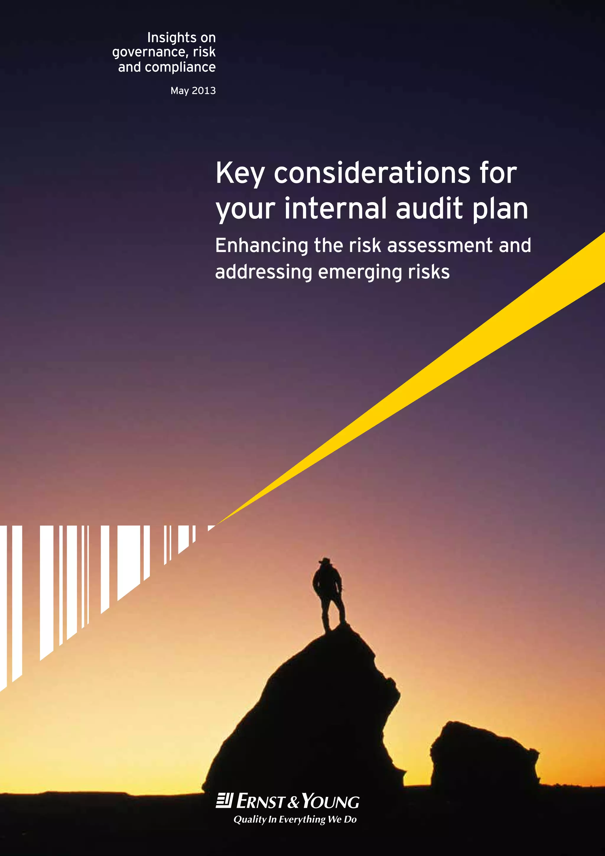 Key considerations for your internal audit plan | PDF