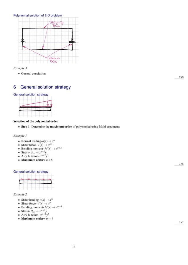 2-D formulation Plane theory of elasticity Att 6672 | PDF