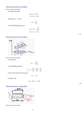 2-D formulation Plane theory of elasticity Att 6672 | PDF