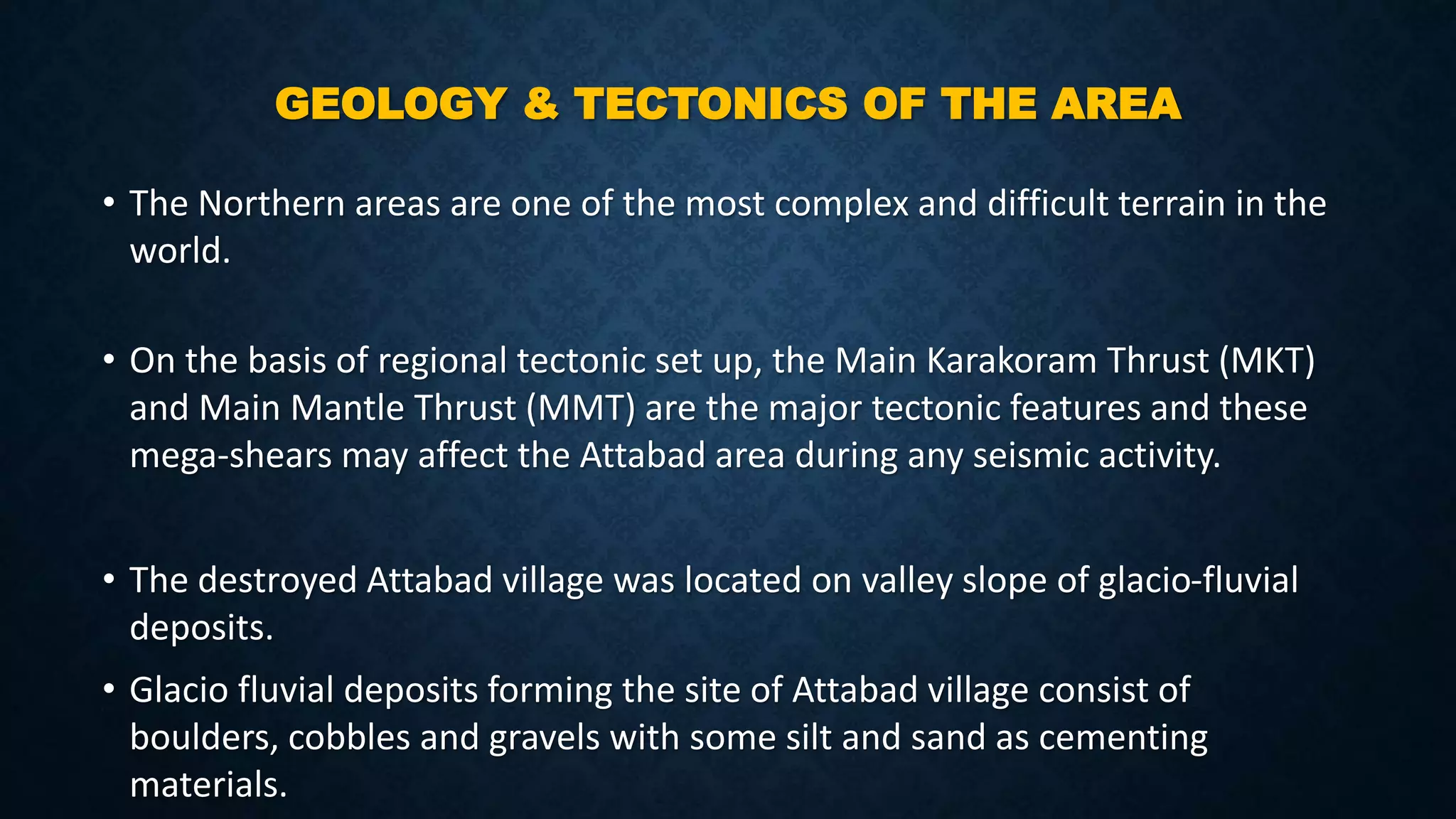 Attabad landslide by junaidurrehman | PPTX