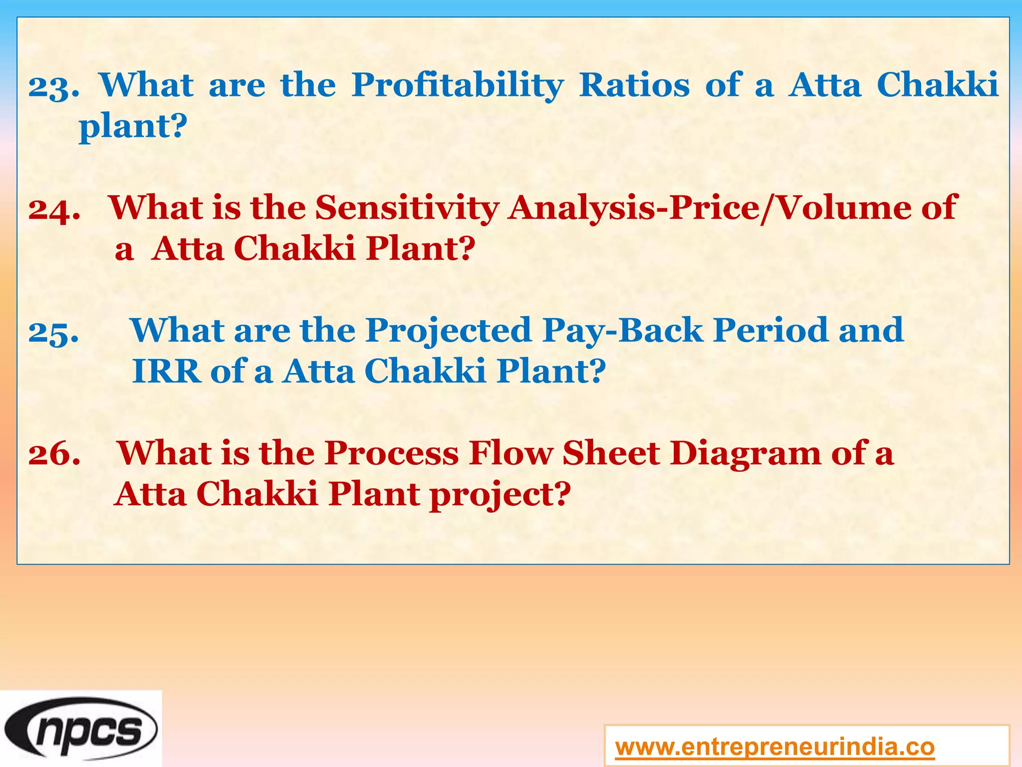 Atta Chakki Plant, Mini Flour Mill (Chakki Atta), Wheat Flour Atta Plant, Packaged Wheat Flour ...