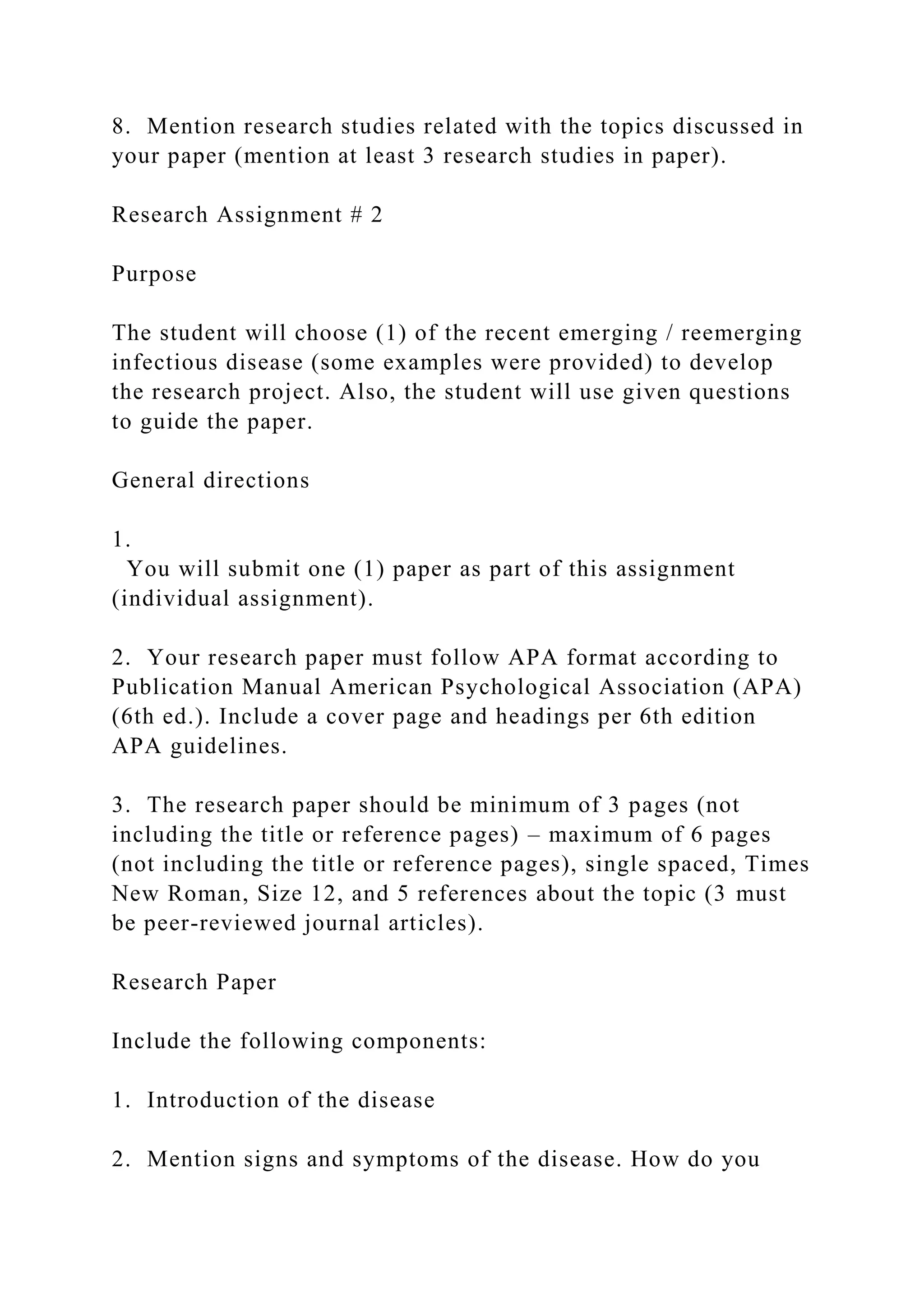 Attached are the instructions and rubric! Research Paper #2.docx