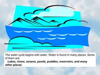 Attached document nº 3 : "Water Cycle" Activity | PPT