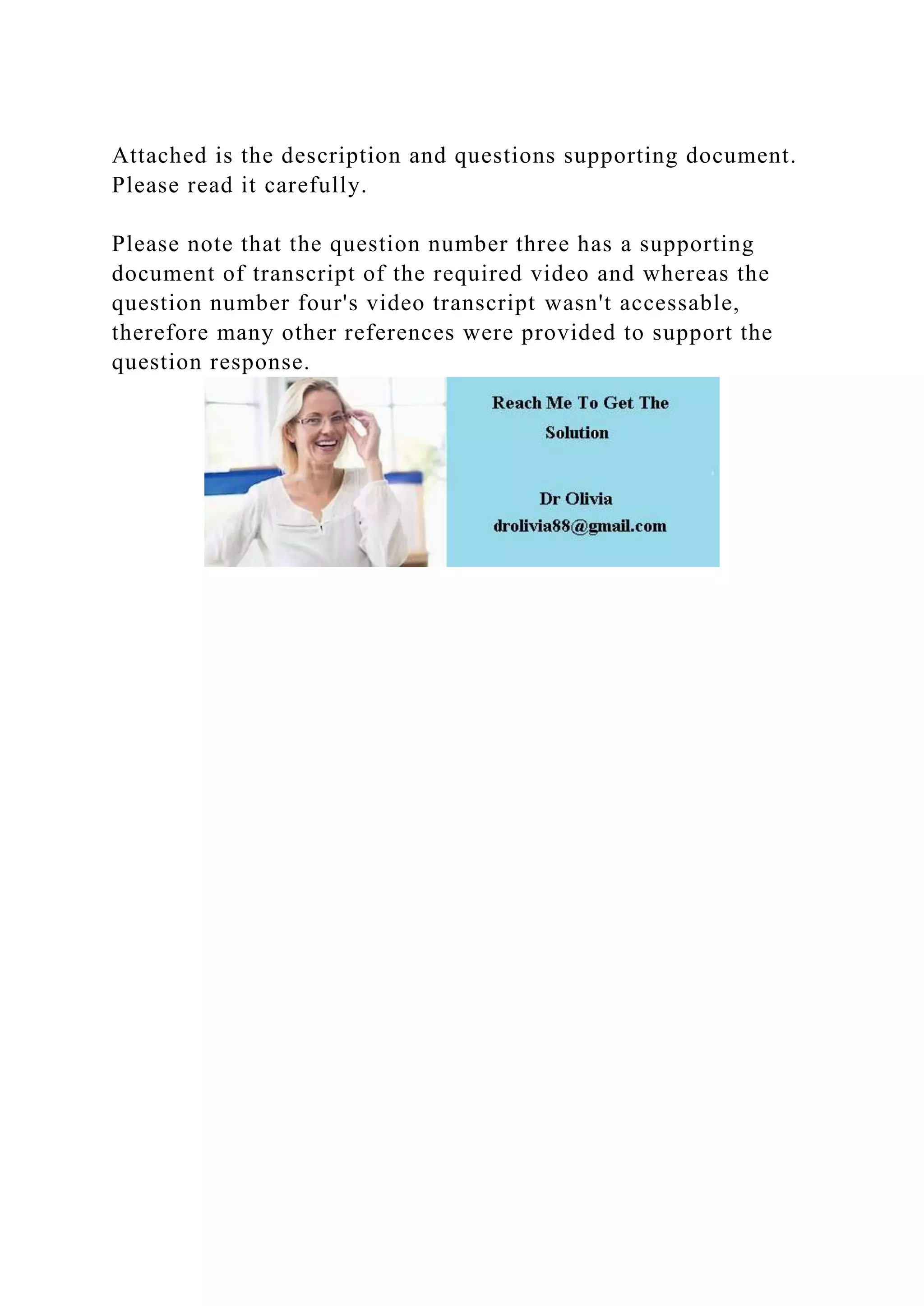 Attached is the description and questions supporting document. Pleas.docx