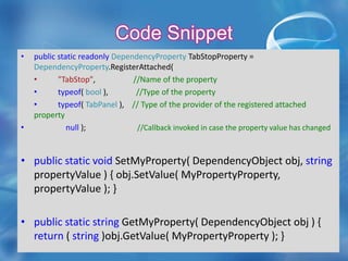 Attached property | PPTX | Computing | Technology & Computing