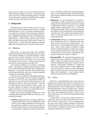 Attaching cloud storage to a campus grid using parrot, chirp, and hadoop | PDF | Cloud Computing ...