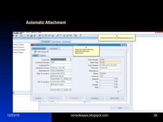 Automatic Attachment in Oracle Order Management | PPT