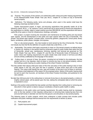 Proposed tree protection ordinance | PDF