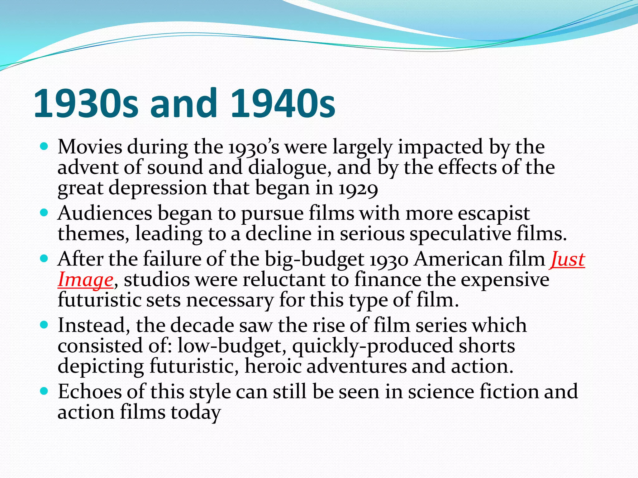 History of Sci-Fi Films | PPT