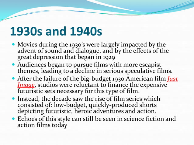 History of Sci-Fi Films | PPT