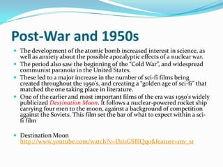 History of Sci-Fi Films | PPT