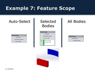 CAPUniversity Webinar: Choosing Wisely in SOLIDWORKS | PPTX