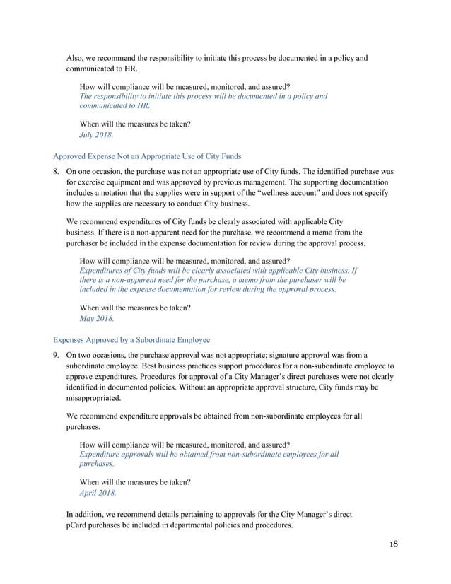 City of Reno Executive Turnover Audit Report | PDF