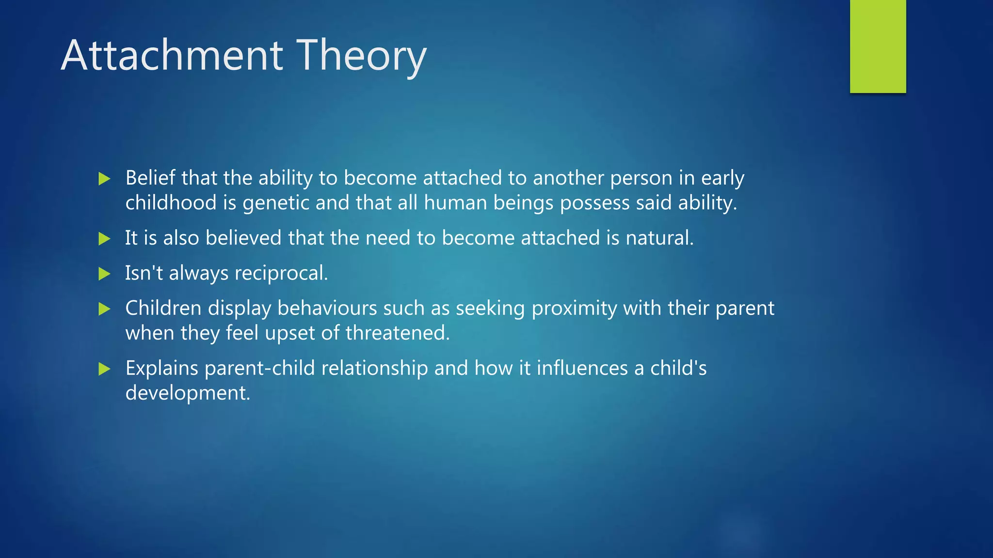 Human Development- Attachment | PPTX