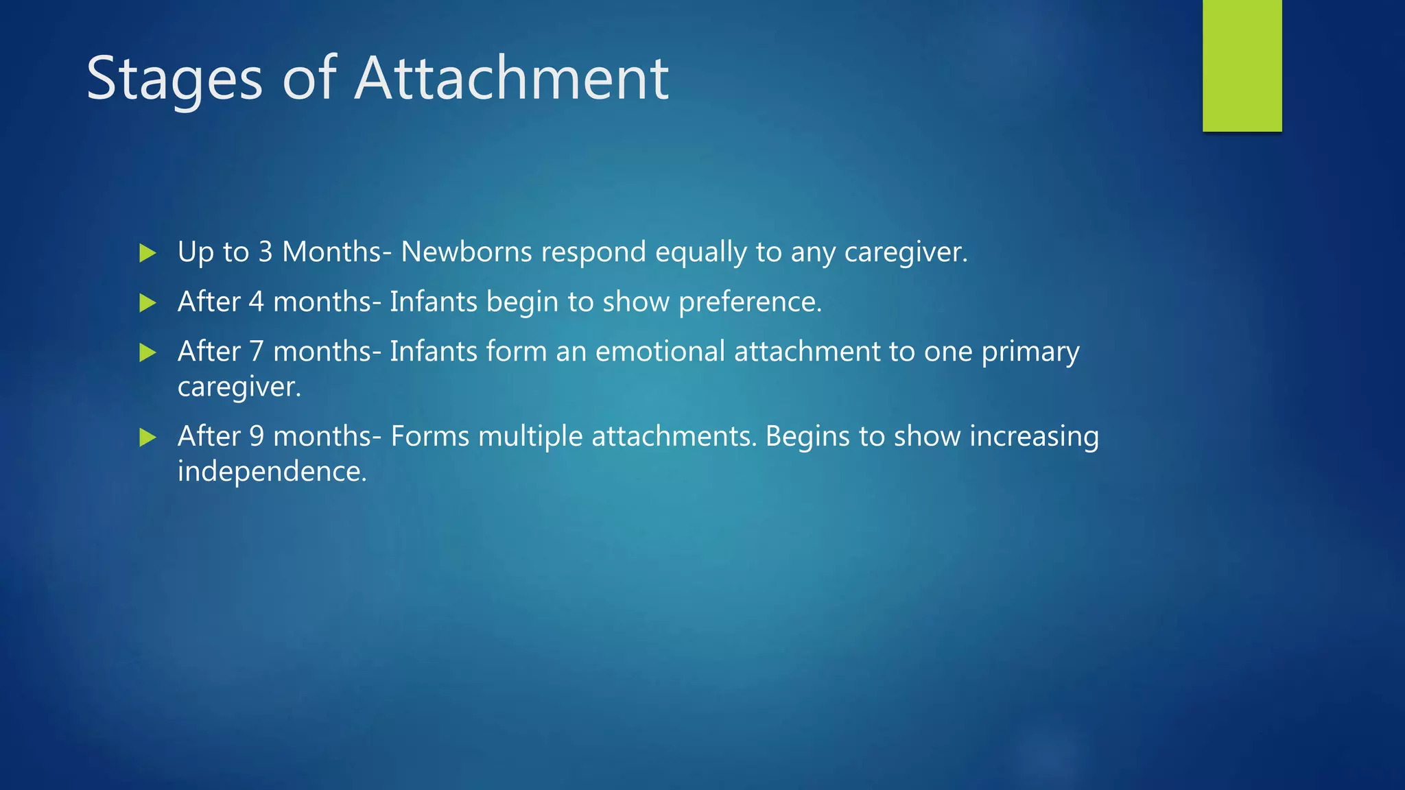 Human Development- Attachment | PPTX