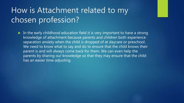 Human Development- Attachment | PPTX