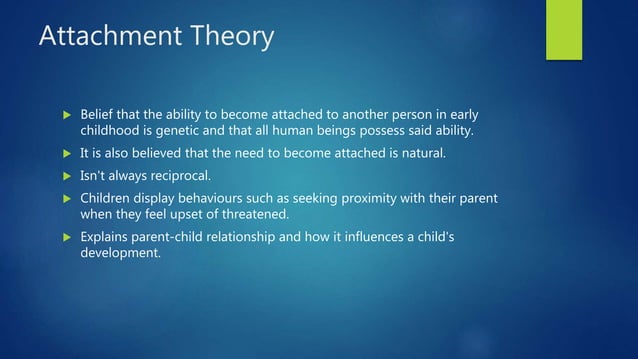 Human Development- Attachment | PPTX