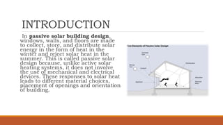 Passive Solar Architecture | PPTX