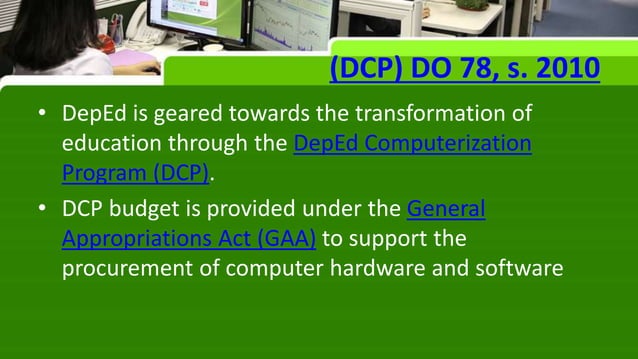 DEPED COMPUTERIZATION PROGRAM | PPTX | Secondary Education | Education