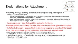 Attachment AQA A Level Psychology | PPTX