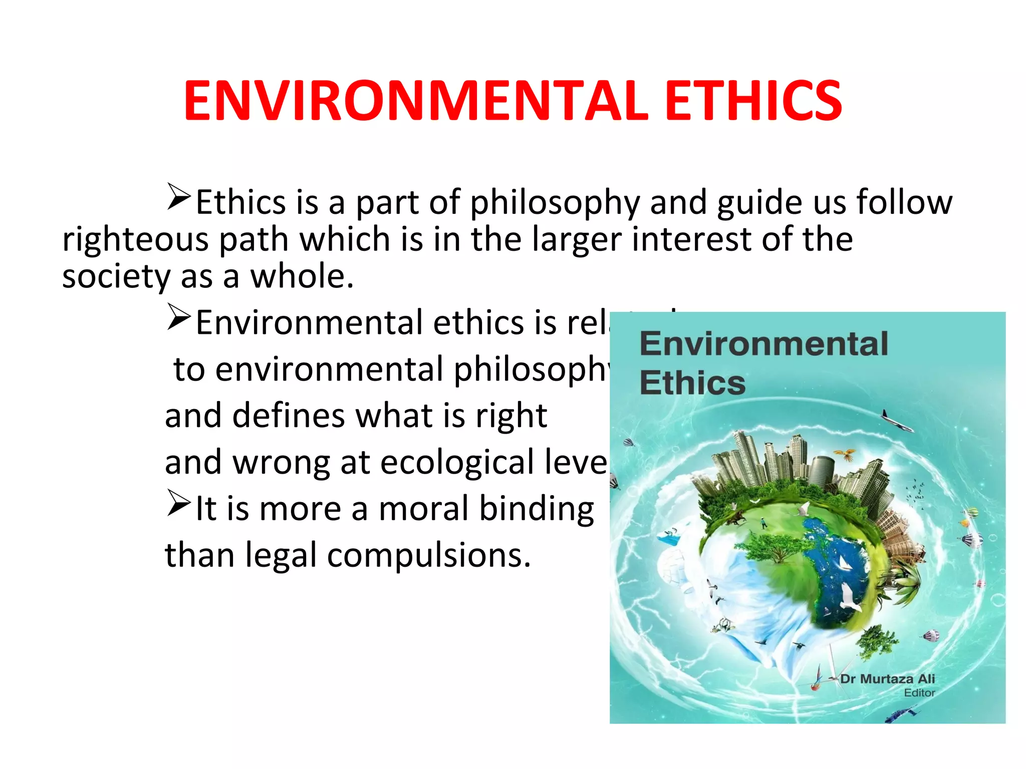Environmental ETHICS | PPT
