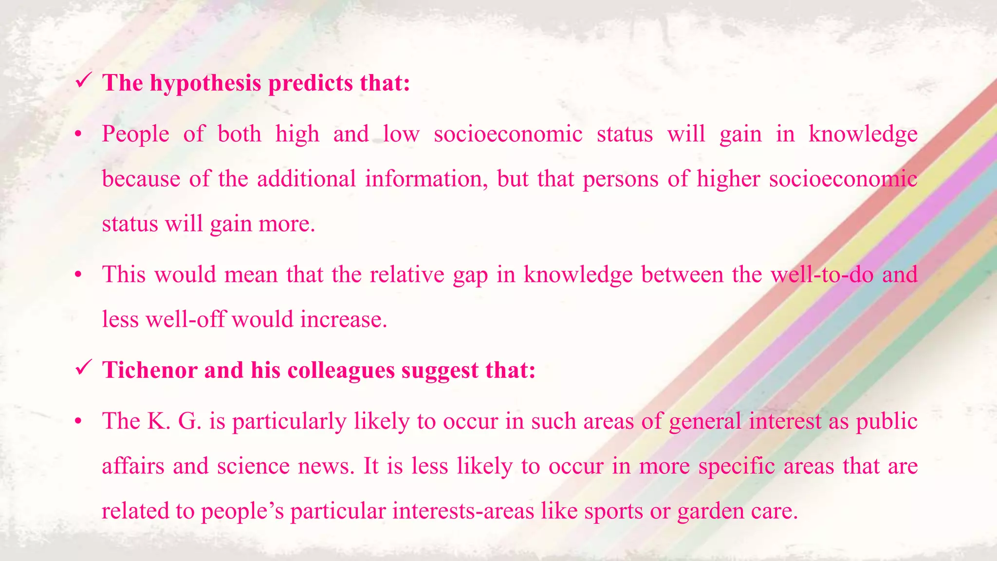 Knowledge gap theory | PPTX