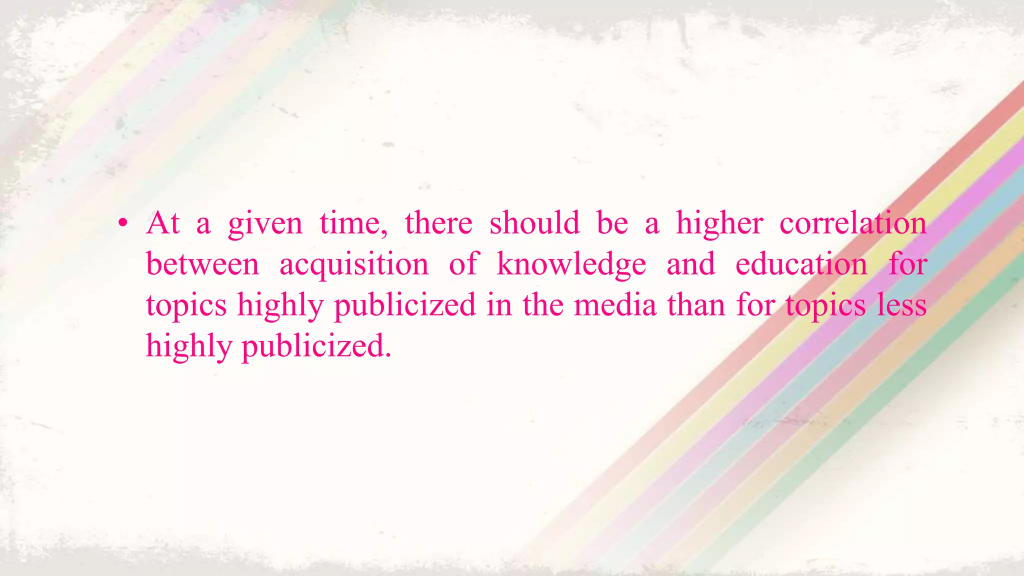 Knowledge gap theory | PPTX