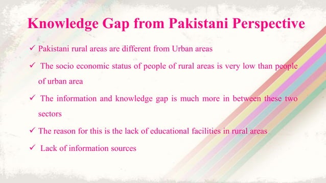 Knowledge gap theory | PPTX | Business and Finance