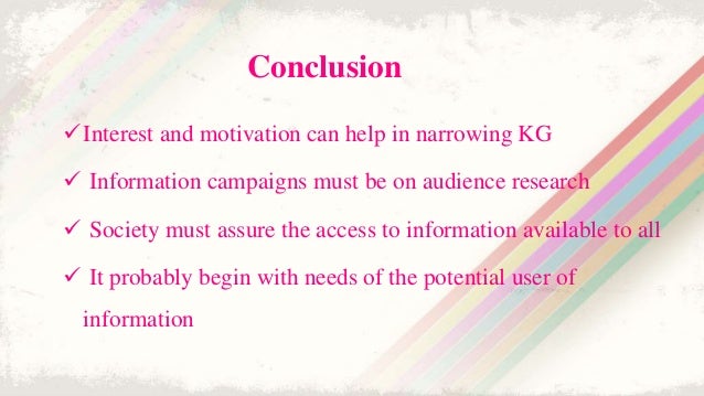 Knowledge gap theory