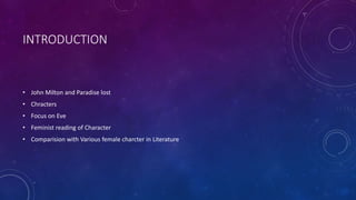 Character of Eve | PPTX