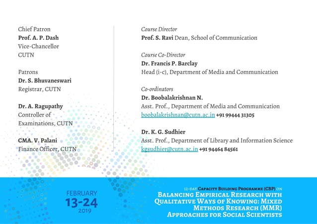 Capacity Building Programme | PPT