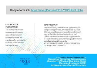 Capacity Building Programme | PDF