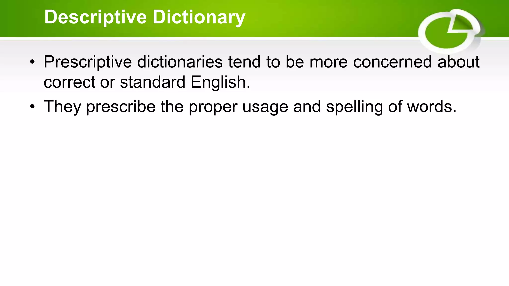 Dictionary and Thesaurus | PPTX