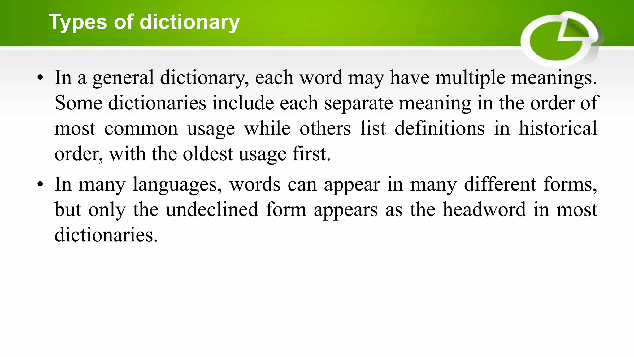 Dictionary and Thesaurus | PPTX